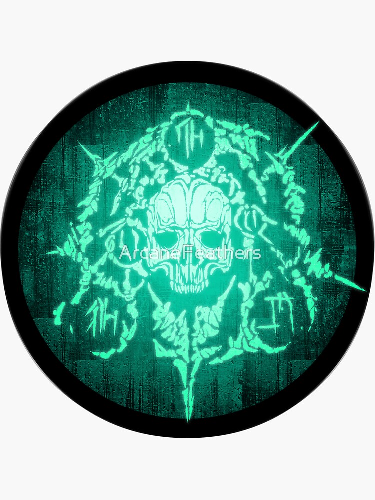 "Elder Scrolls Online Necromancer" Sticker for Sale by ArcaneFeathers ...