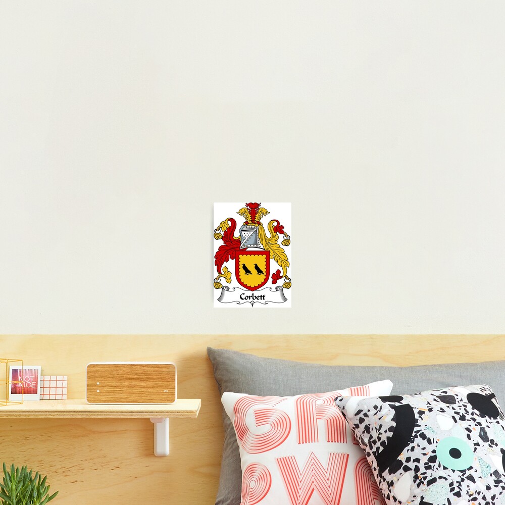 "Corbett Coat of Arms / Corbett Family Crest" Photographic Print for ...