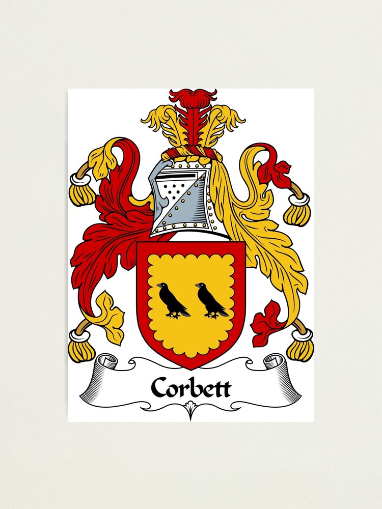 "Corbett Coat of Arms / Corbett Family Crest" Photographic Print for ...