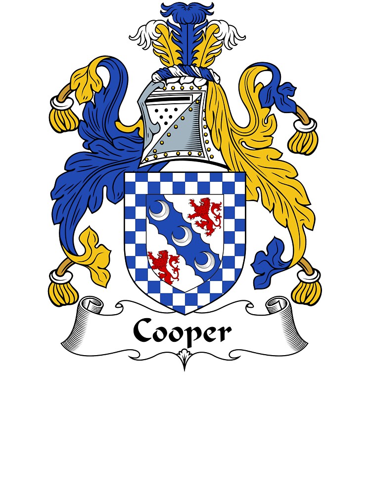 "Cooper Coat of Arms / Cooper Family Crest" Kids T-Shirt for Sale by ...
