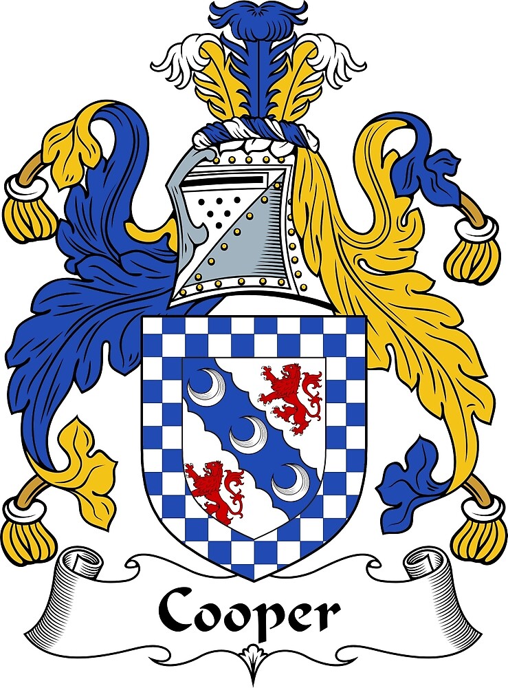 "Cooper Coat of Arms / Cooper Family Crest" by ScotlandForever | Redbubble