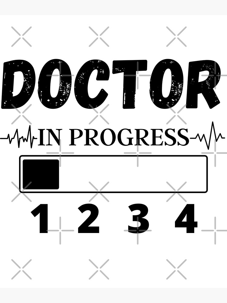 "Doctor In Progress - First Year Medical Student" Greeting Card for ...