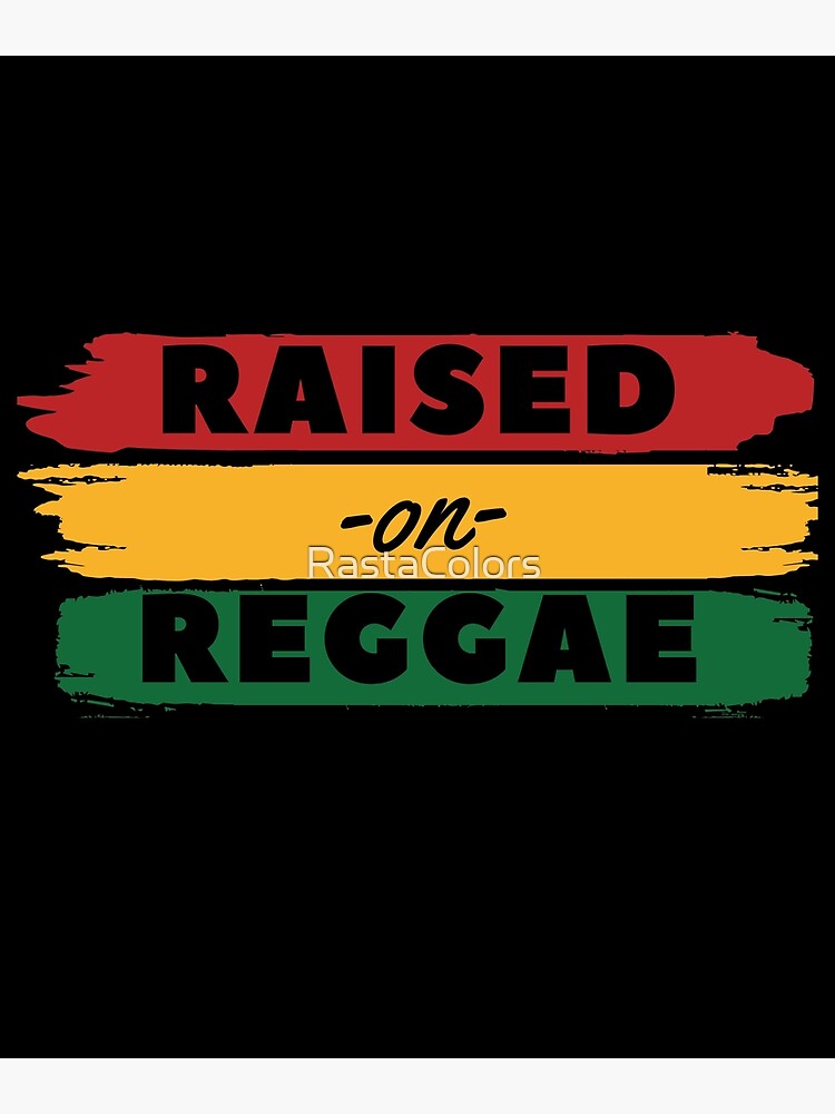 Póster «Criado en los colores de la bandera Reggae Distressed Reggae ...