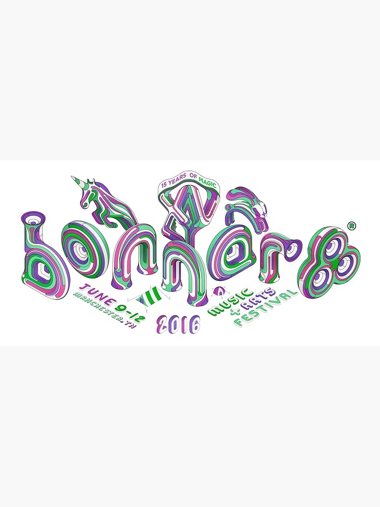 "Bonnaroo 2016" Poster by yosefanggoro | Redbubble