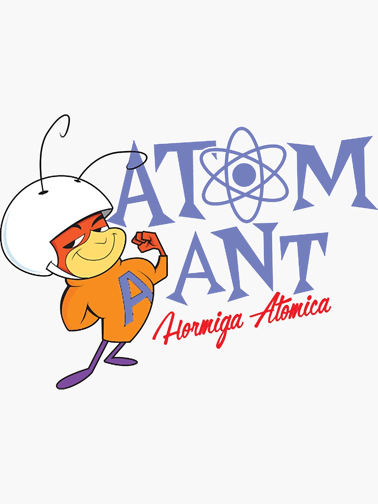"Atom Ant " Sticker for Sale by patrickeif19 | Redbubble