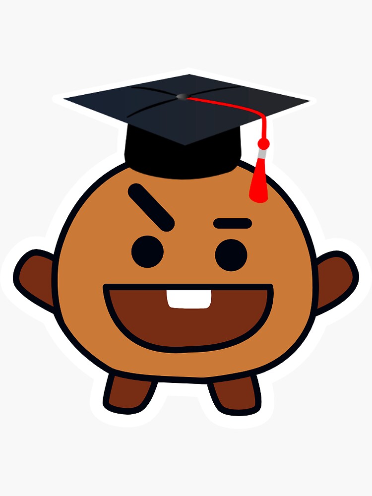 "Shooky Graduation" Sticker for Sale by GudeDesigns | Redbubble