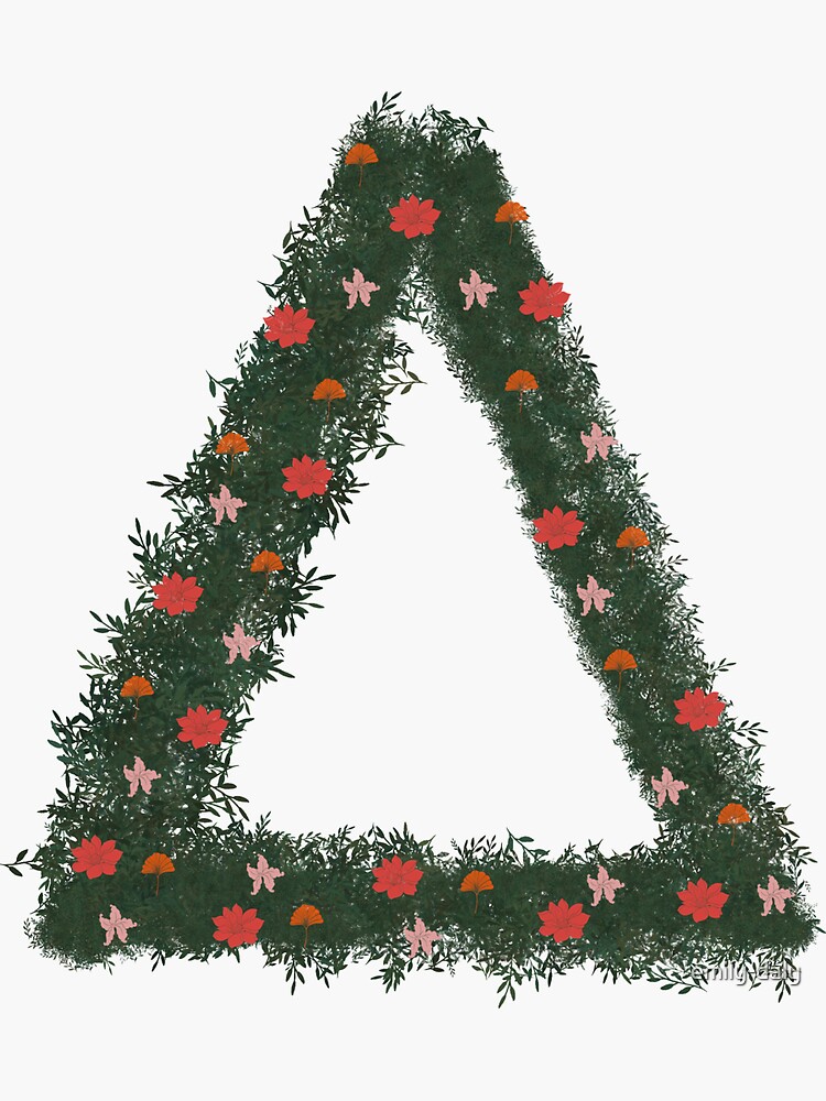 "Delta Greek Letter" Sticker for Sale by emily-daly | Redbubble