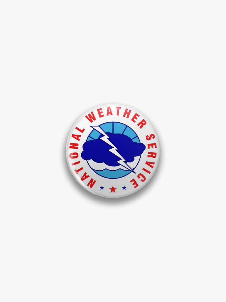 "NWS National Weather Service Logo" Pin for Sale by Asa Schlobohm ...