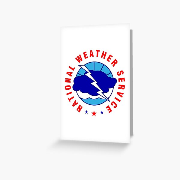 "NWS National Weather Service Logo" Greeting Card for Sale by asasch ...