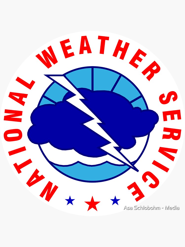 "NWS National Weather Service Logo" Sticker for Sale by asasch | Redbubble
