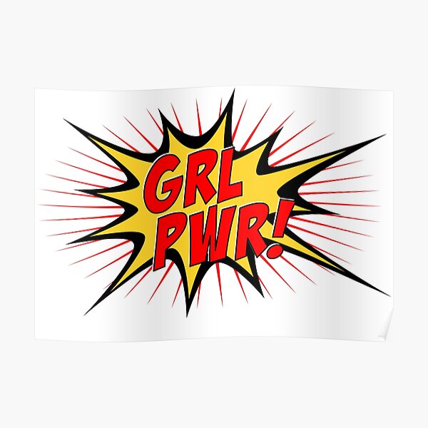 Póster «Copia del gráfico del cómic GRL PWR / Girl Power» de Brookie-B ...