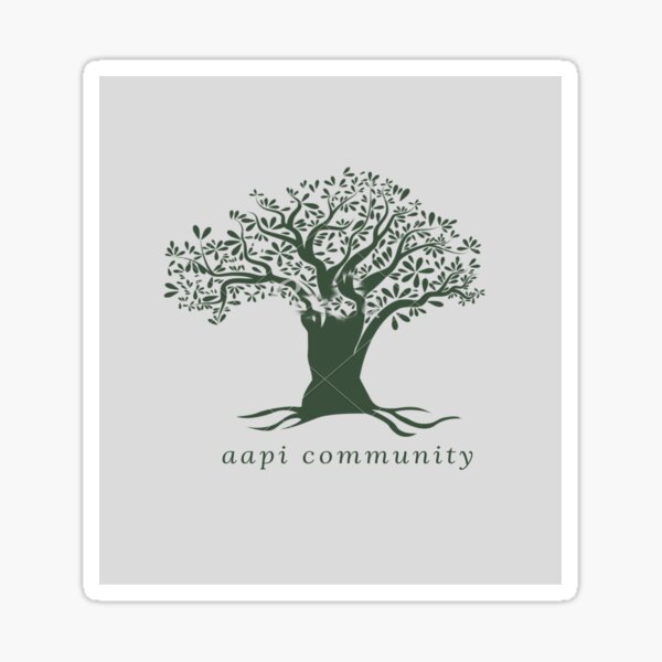 " aapi community" Sticker by ehaaab | Redbubble