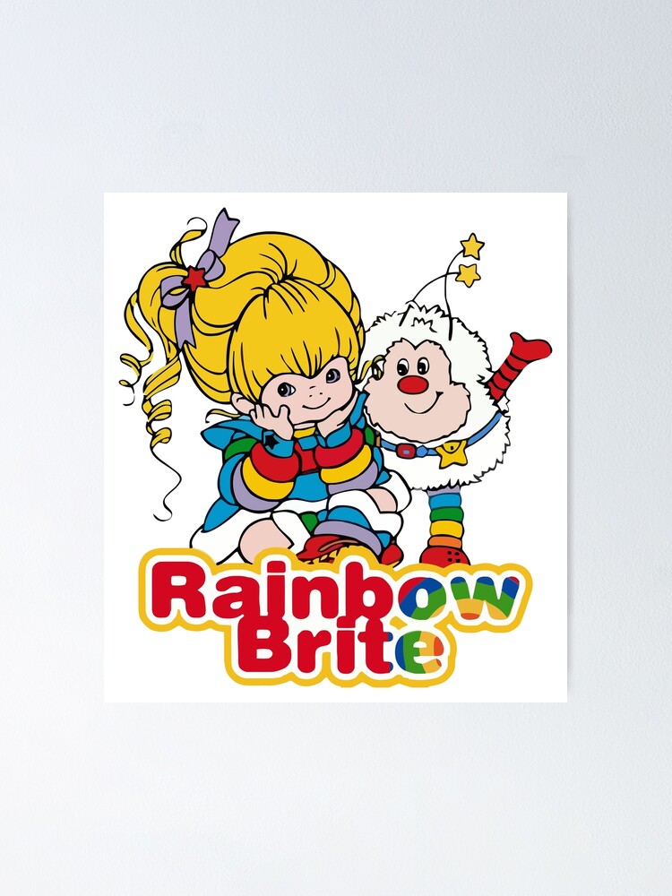 "rainbow brite" Poster by Quickgulf | Redbubble