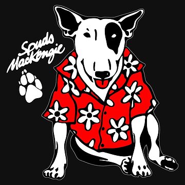 "Spuds Mackenzie" Sticker for Sale by DrDavionWest | Redbubble