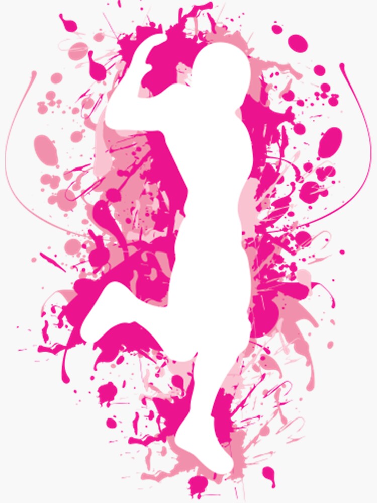 "Gaming Hype Dance Emote - Pink" Sticker for Sale by sheltonlw | Redbubble