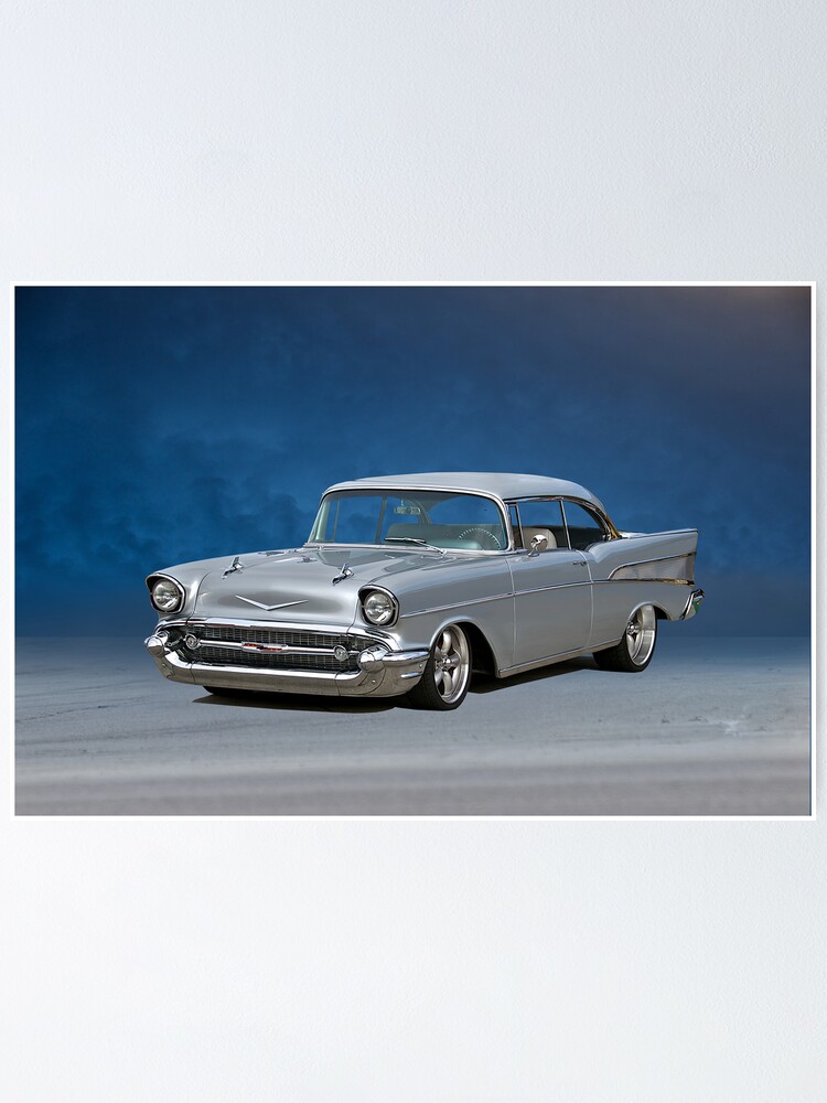 "1957 Chevrolet Bel Air Hardtop" Poster by DaveKoontz | Redbubble