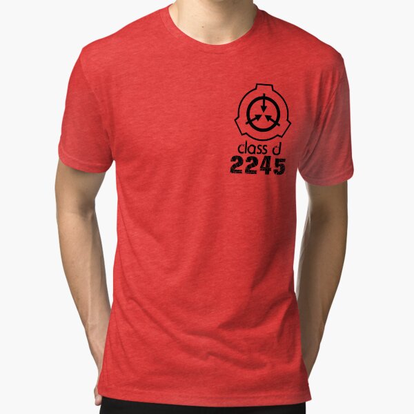 Scp Class D T Shirt By Kithanos Redbubble
