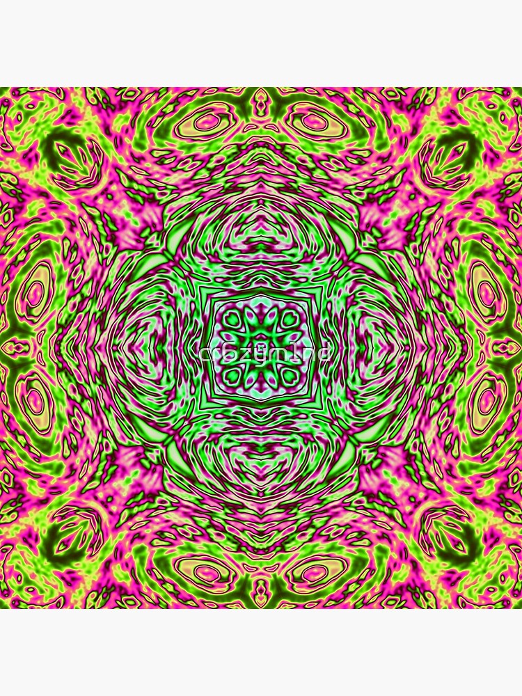 "Psychedelic tiles 56." Art Print by cr6zym1nd | Redbubble