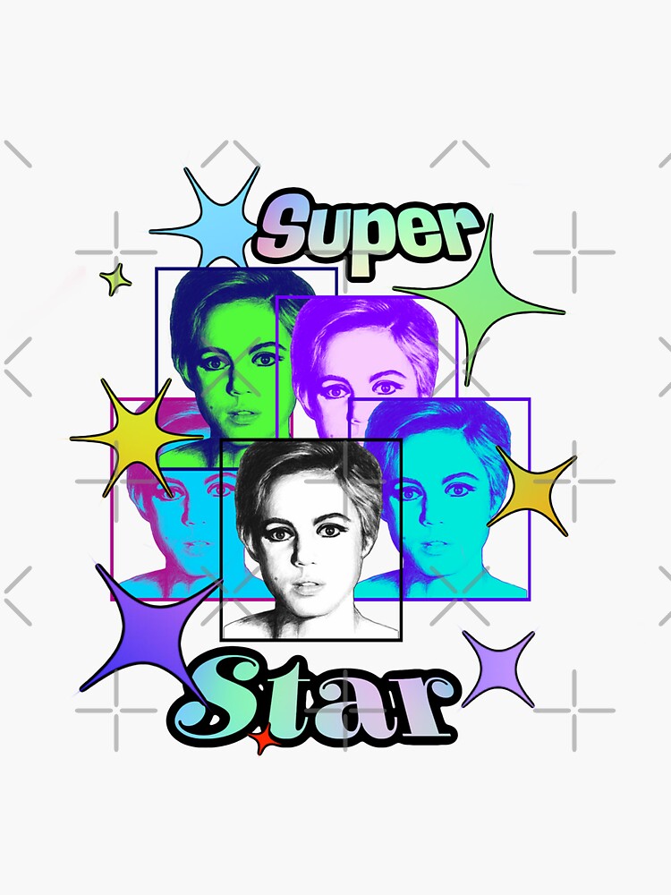 "Super Star" Sticker for Sale by RoGoArt | Redbubble
