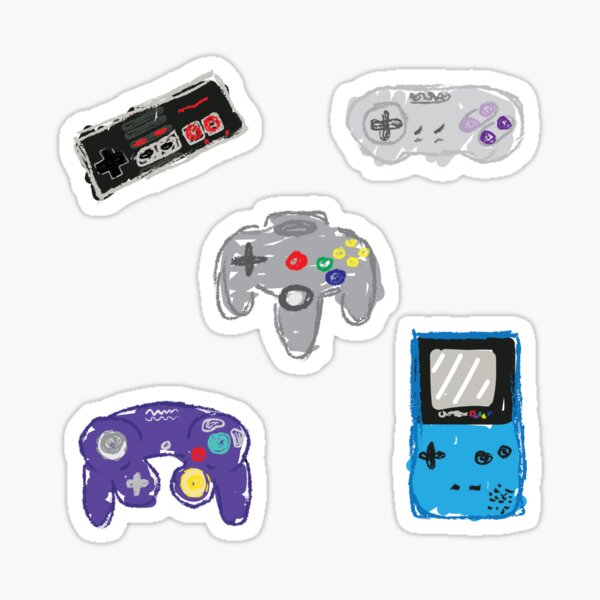 Original NES Controller Heart Classic Old School Retro Video Games Cool ...