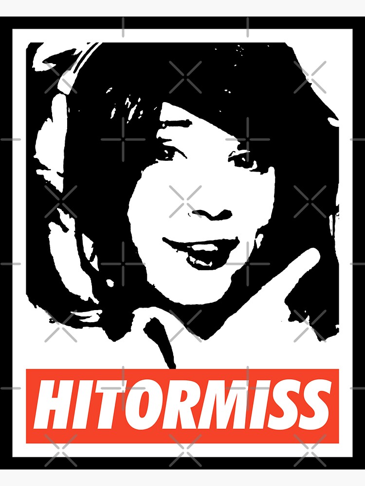 "Hit Or Miss Girl" Sticker for Sale by JFKsStickers | Redbubble