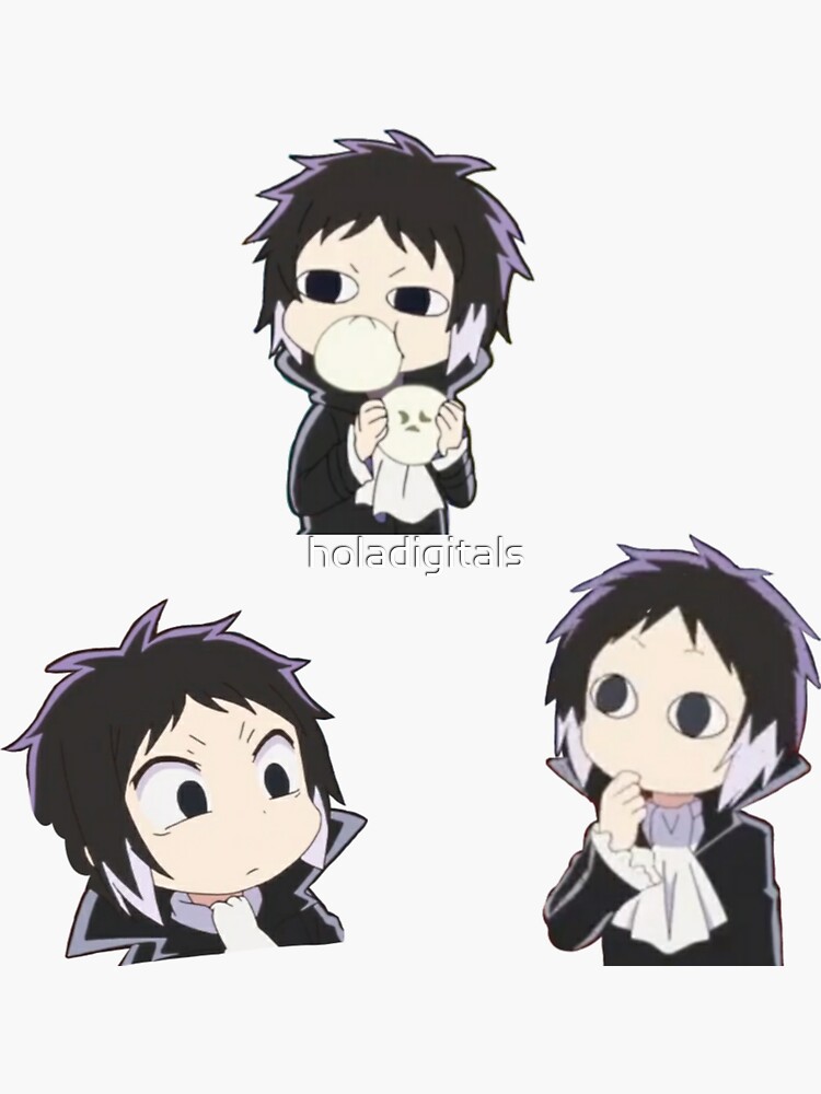 "Akutagawa Ryuunosuke Stickers ( Bungou Stray Dogs Wan! )" Sticker for ...