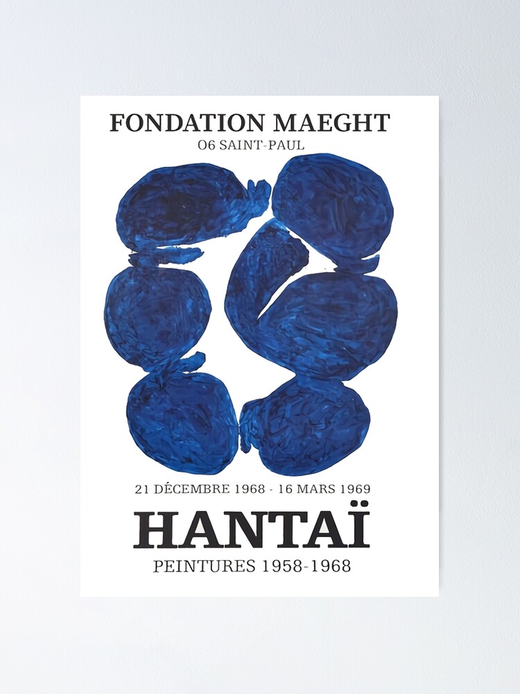 "Hantai blue retro 1958" Poster for Sale by marvin-woodbury | Redbubble