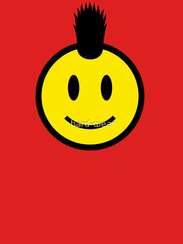 "Punk Smiley" T-shirt by hard-wear | Redbubble