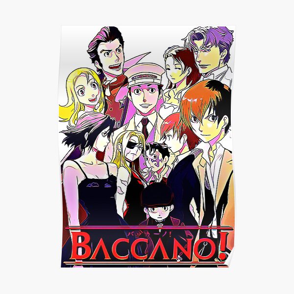 "Baccano" Poster for Sale by LoveHentai | Redbubble