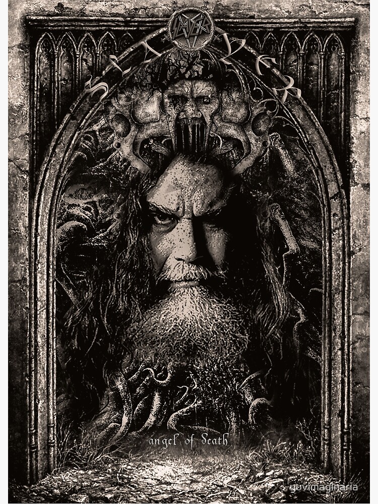 "Slayer - Angel of Death - Tom Araya " Poster for Sale by yuvimaginaria ...