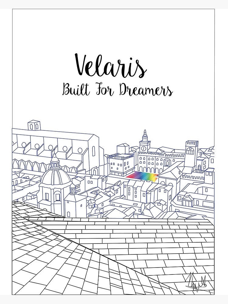 "Velaris - a Court of Mist and Fury" Poster for Sale by wiecreate ...