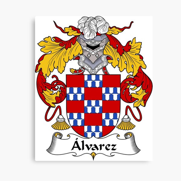 "Alvarez Coat of Arms/Family Crest" Canvas Print for Sale by ...