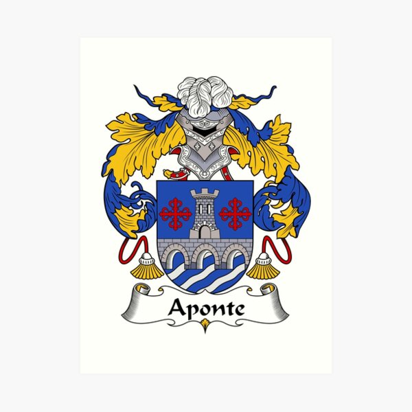 "Aponte Coat of Arms/Family Crest" Art Print by carpediem6655 | Redbubble