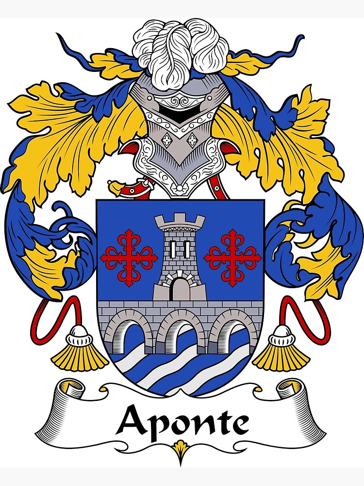 "Aponte Coat of Arms/Family Crest" Canvas Print by carpediem6655 ...