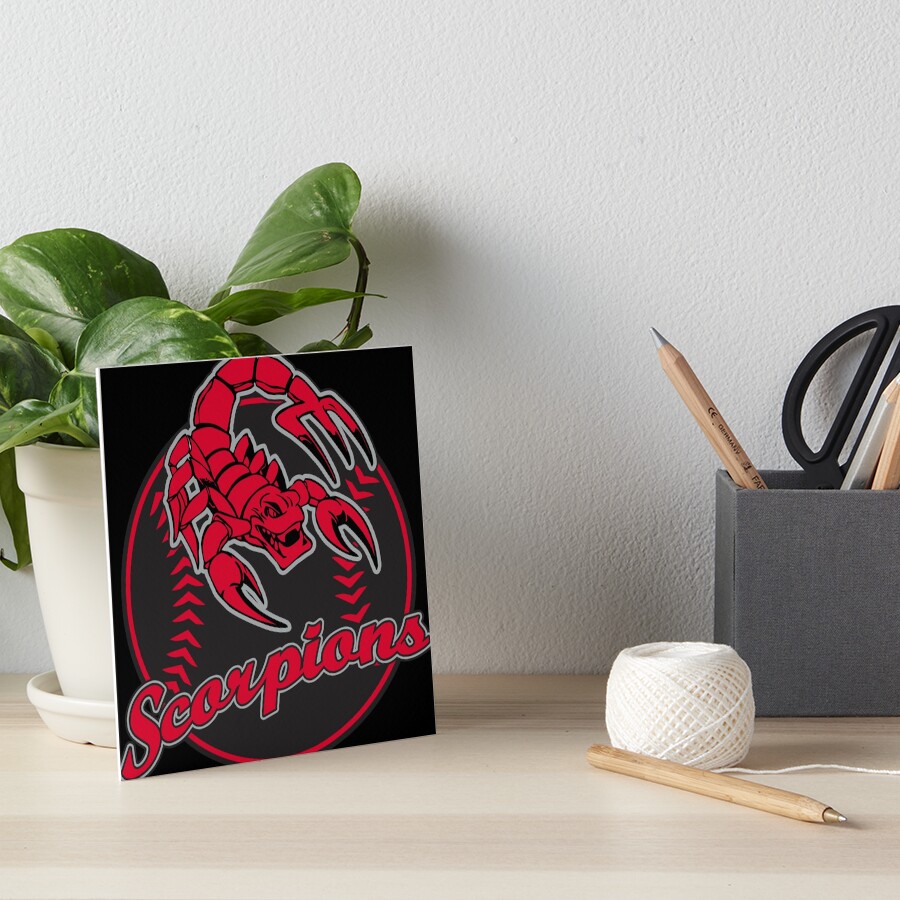 "Scorpions Baseball Logo" Art Board Print by DavidAyala | Redbubble