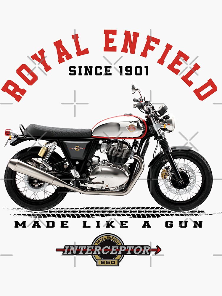 "The Royal Enfield Interceptor 650 " Sticker for Sale by Ramkumar9962 ...