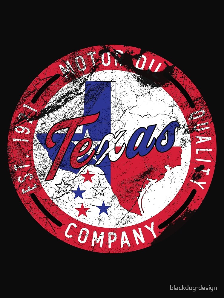 "Texas Gasoline Engine Oil Company" Poster for Sale by blackdog-design ...