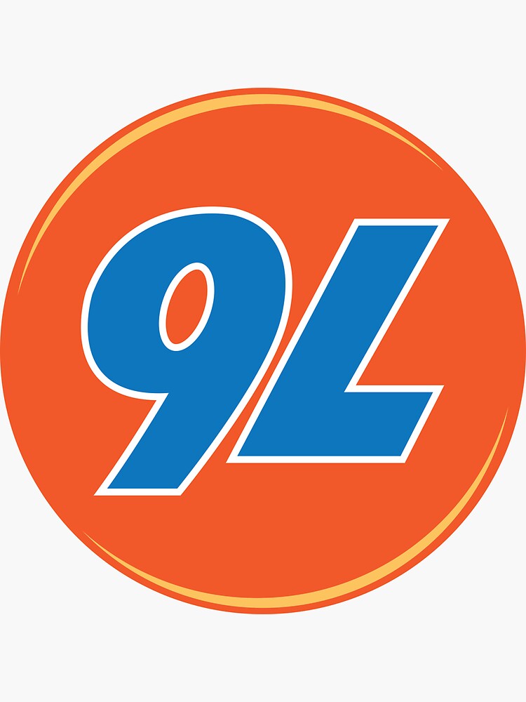 "9L RACING" Sticker for Sale by oldskooldesign | Redbubble