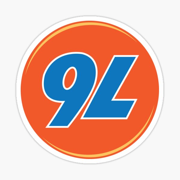 "9L RACING" Sticker for Sale by oldskooldesign | Redbubble