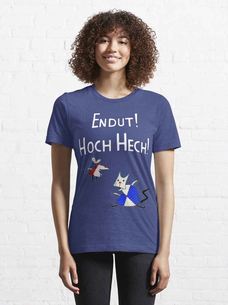 "Hoch Hech white text" T-shirt for Sale by MissClaraBow | Redbubble ...