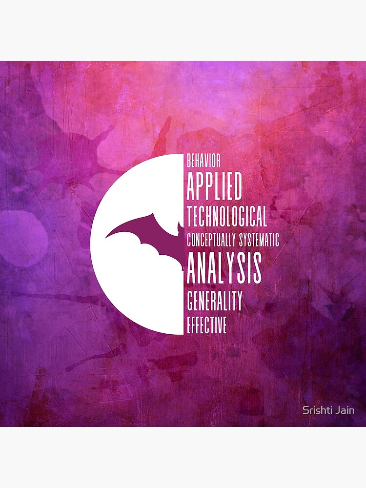 "7 Dimensions of ABA - BATCAGE" Poster for Sale by ResourcefulBCBA ...