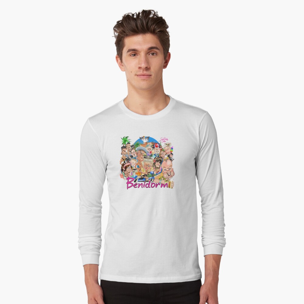 "Benidorm!" Sticker for Sale by SARAH BAILEY CARTOONS | Redbubble