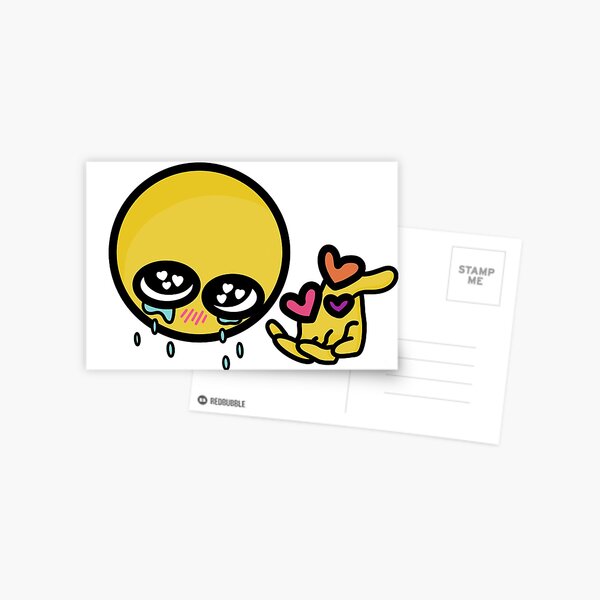 "ILYSM simp emoji meme" Postcard by Nakaiya-Styles | Redbubble