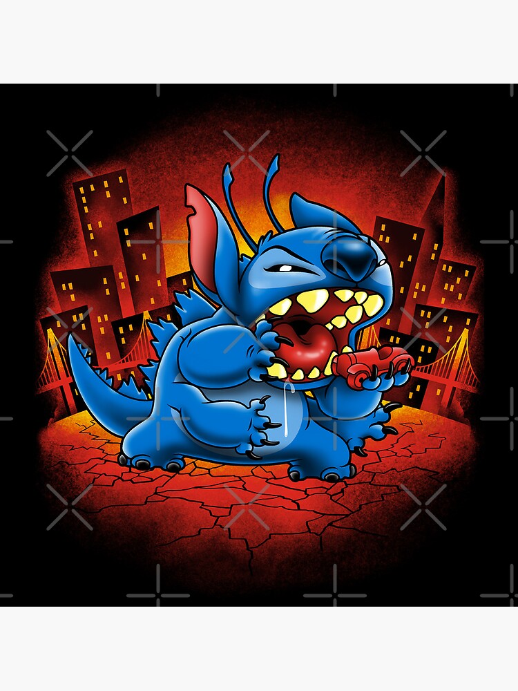 "Stitchzilla" Poster by harebrained | Redbubble