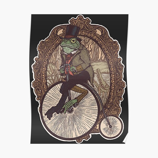 "Victorian Frog" Poster by ZugArt | Redbubble