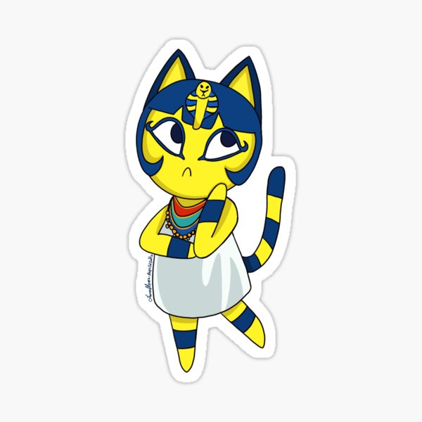 Animal Crossing Ankha Stickers | Redbubble