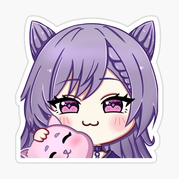 "Chibi Keqing Genshin Impact" Sticker by Belloween | Redbubble