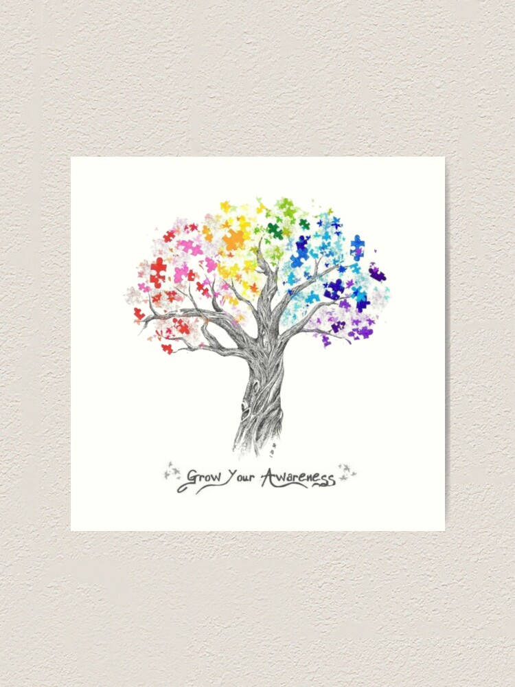 "Neurodiversity Tree" Art Print for Sale by simplysassy | Redbubble