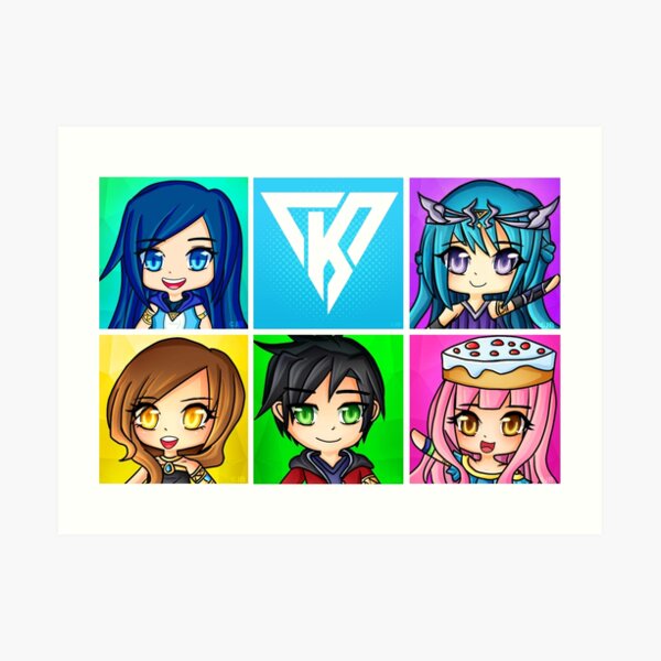 "Krew Collection" Art Print by FunnehGacha | Redbubble