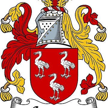 "Cranston Coat of Arms / Cranston Family Crest" Framed Art Print for ...